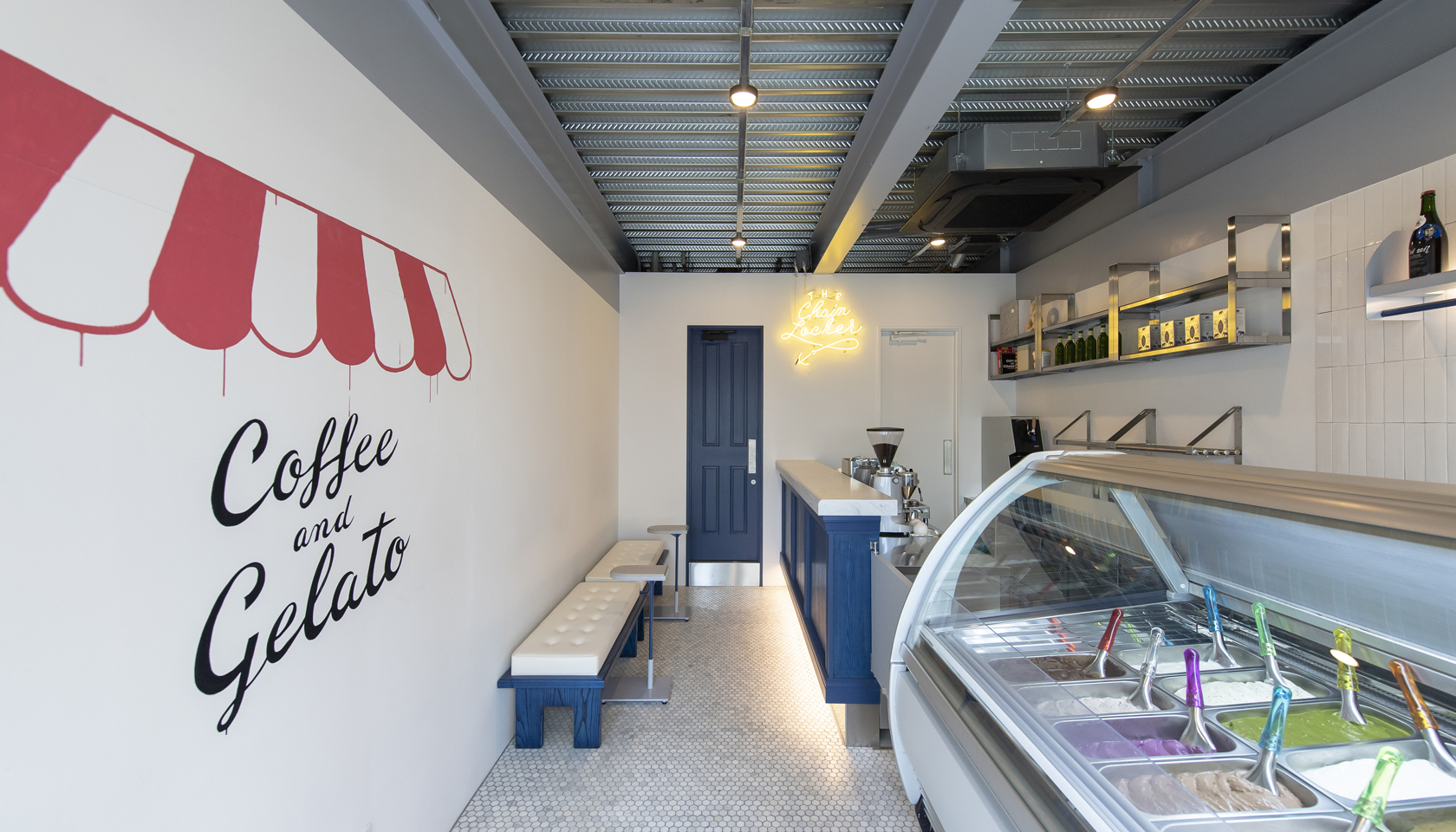 vi-no | Space Design & Works | The Chain Locker | Coffee & Gelato Stand